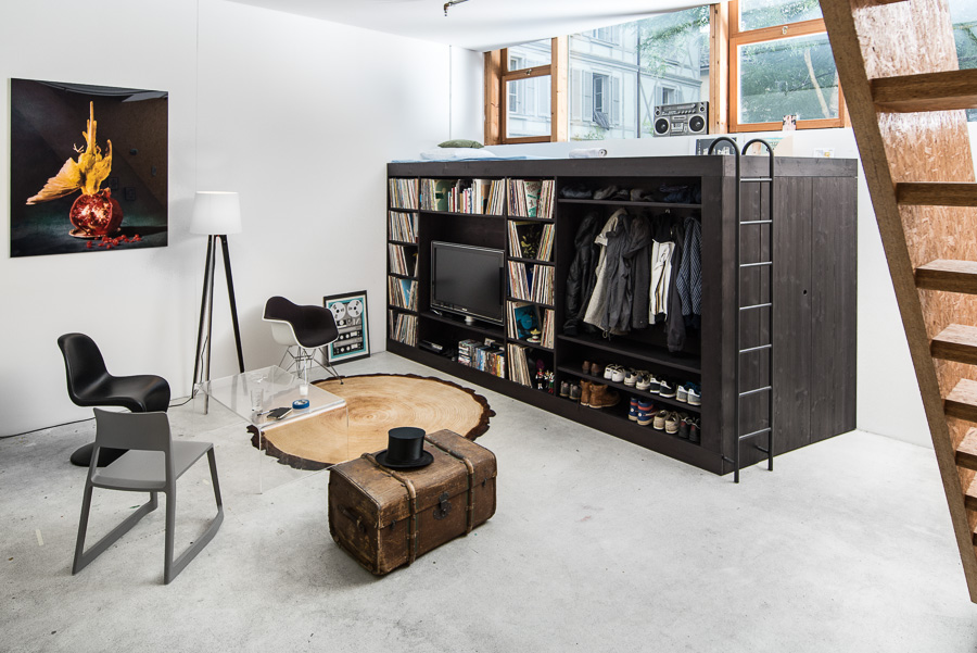 Customized 100 Sq. Ft. Living Cube for Sleeping & Storage