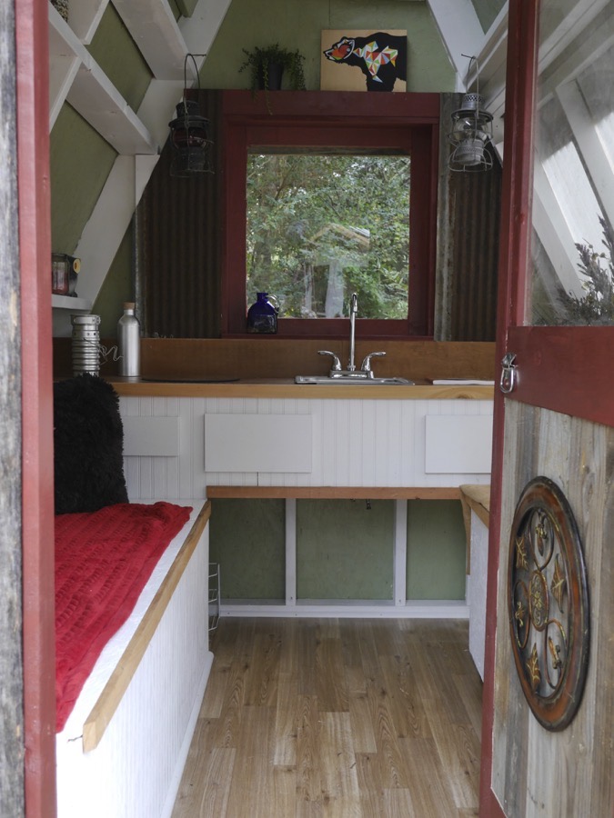 $1,200 Transforming A-frame Cabin