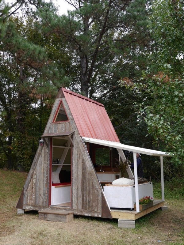 $1,200 Transforming A-frame Cabin