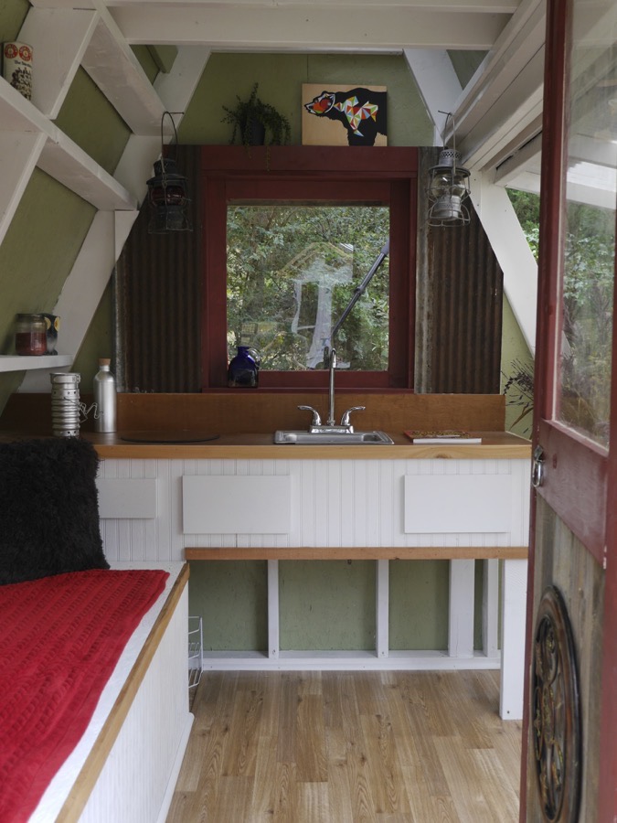 $1,200 Transforming A-frame Cabin