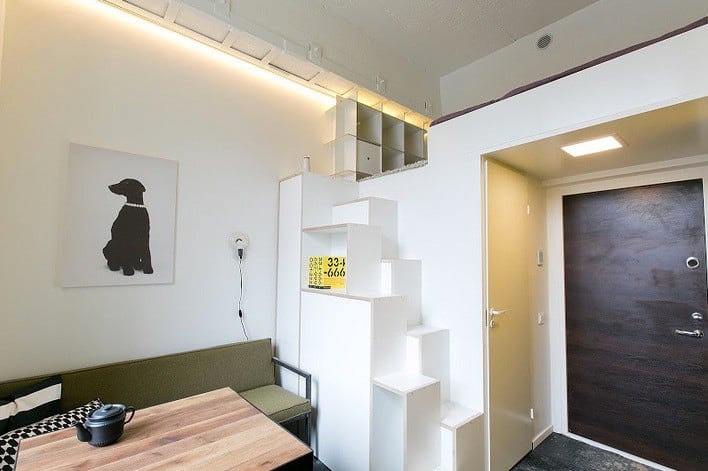 129 Sq. Ft. Micro Apartment in Lithuania