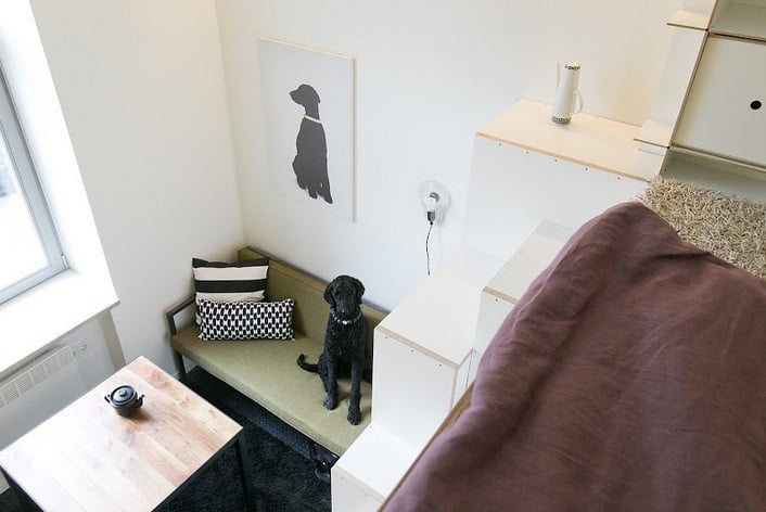 129 Sq. Ft. Micro Apartment in Lithuania