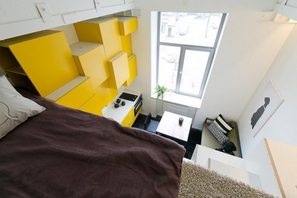 129 Sq. Ft. Micro Apartment in Lithuania