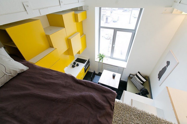 129 Sq. Ft. Micro Apartment in Lithuania