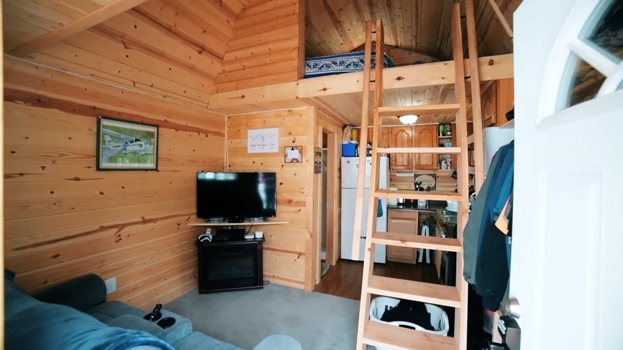 12x16 Shed Turned Tiny House: Part-Time Tiny Living in Alaska