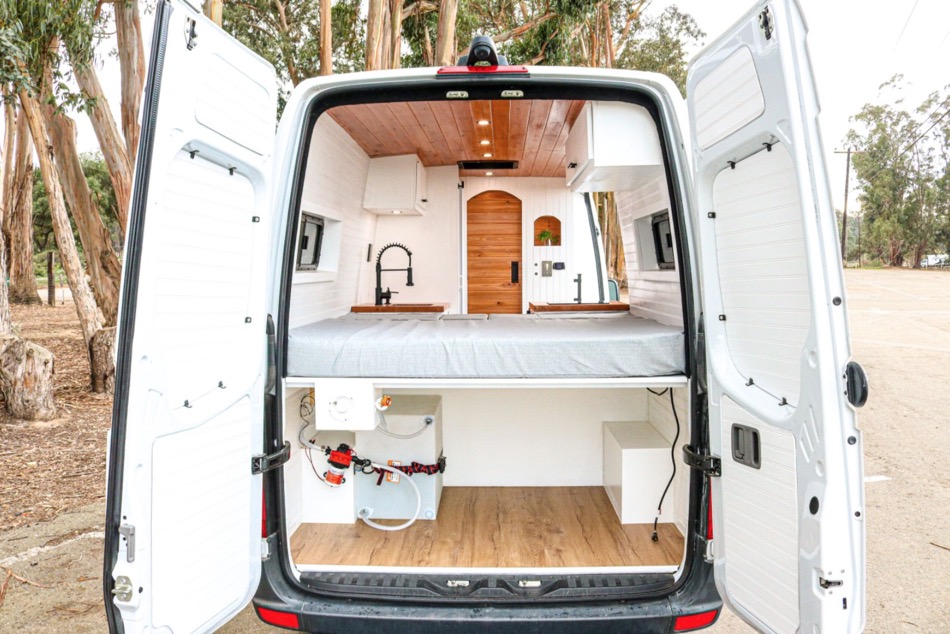 They Turned a Sprinter Van into a Cottage!