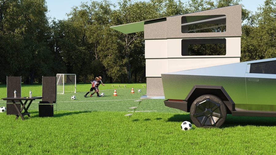 CyberLandr Truck Camper For The Tesla Cybertruck