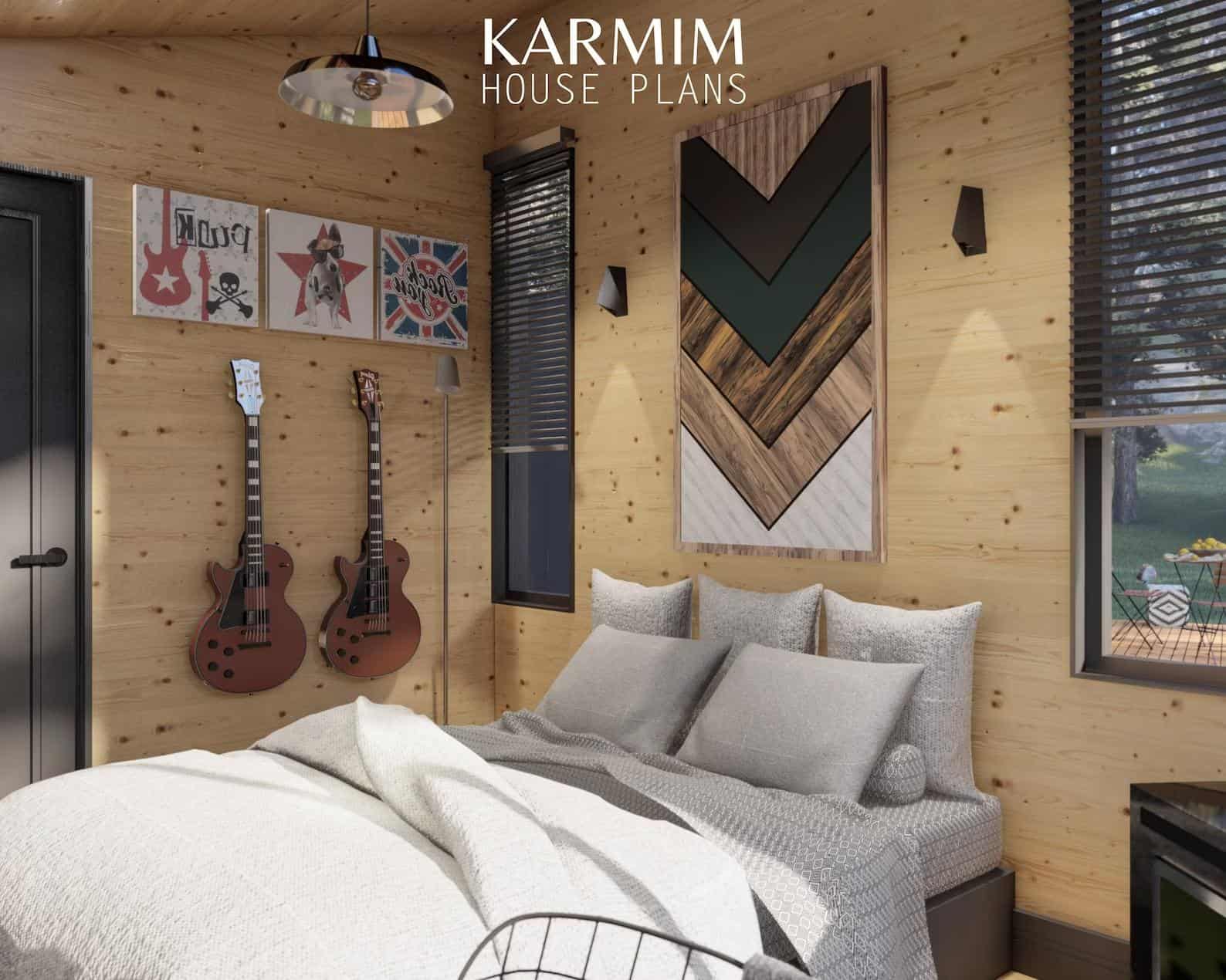 180 Sq. Ft. Nordic Style Tiny House Plans
