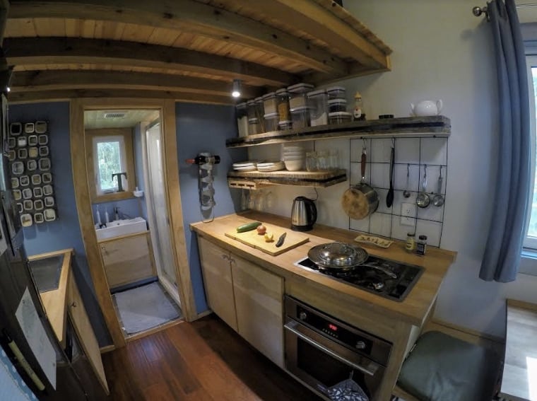 Couple’s 180 Sq. Ft. Create Contentment Tiny House
