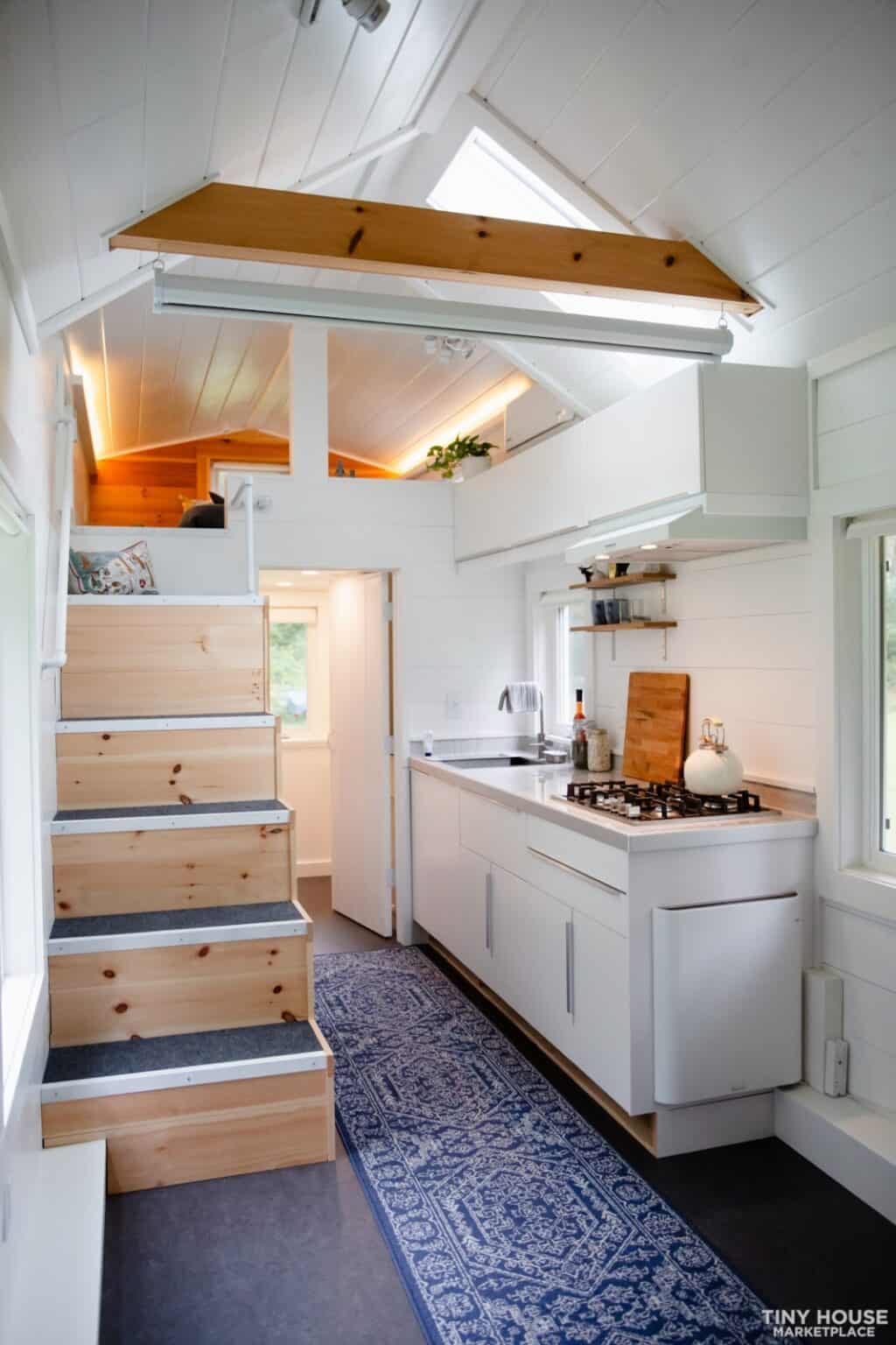 24-Foot Tiny House on Wheels with Porch Add-on
