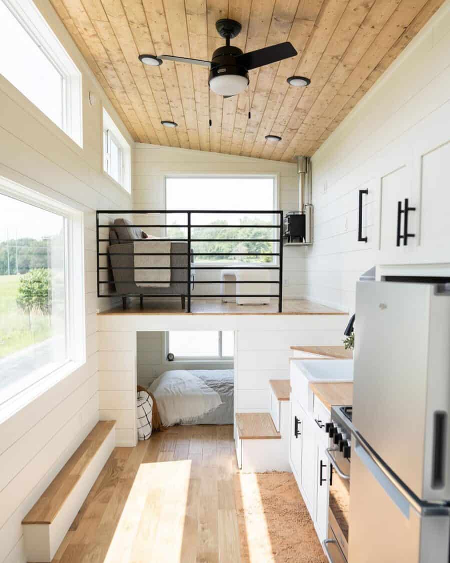 Pingora Tiny House with a Living Room Loft by Wind River Tiny Homes