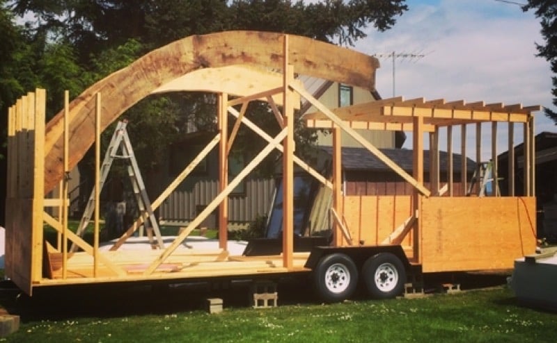 260 Sq. Ft. Curved Roof Tiny Home by Structural Spaces + Interview with ...