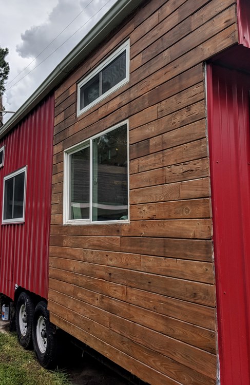 27-Foot Modern Tiny House with Dual Lofts for $22k