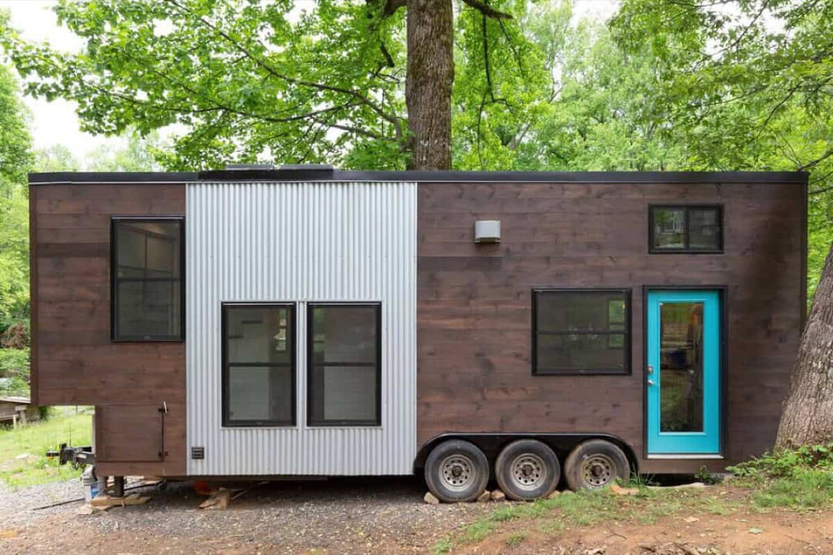 28-Foot Tiny House on Wheels by Tiny House Basics: Dual Loft Design