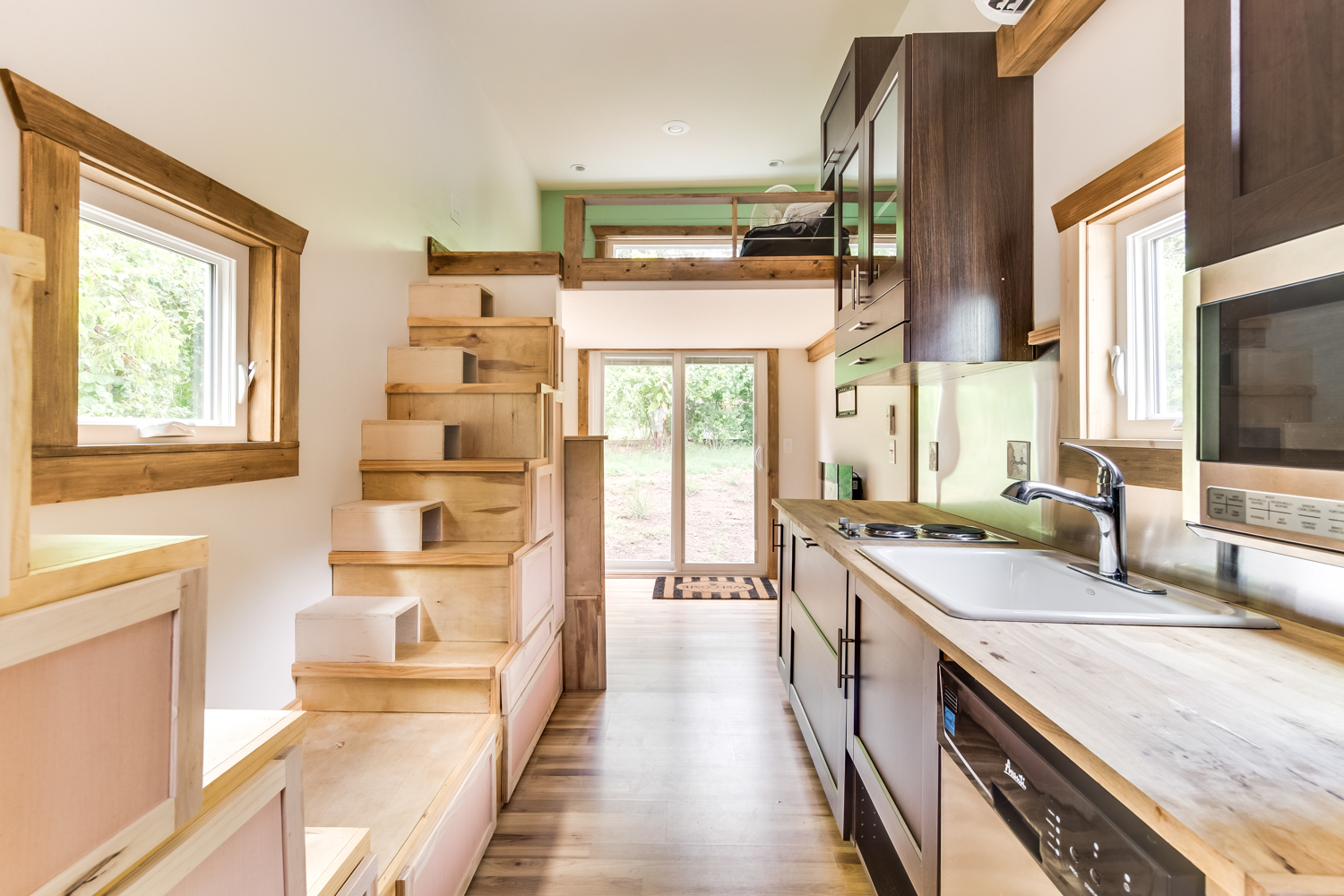 312 sq. ft. Log Cabin Style THOW For Sale