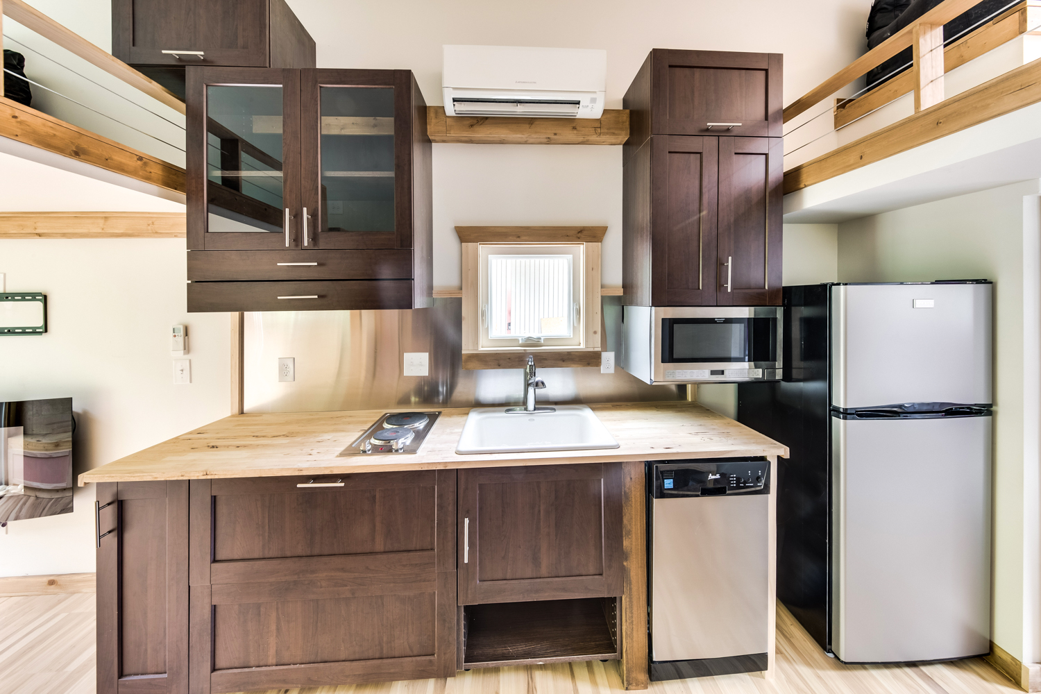 312 sq. ft. Log Cabin Style THOW For Sale