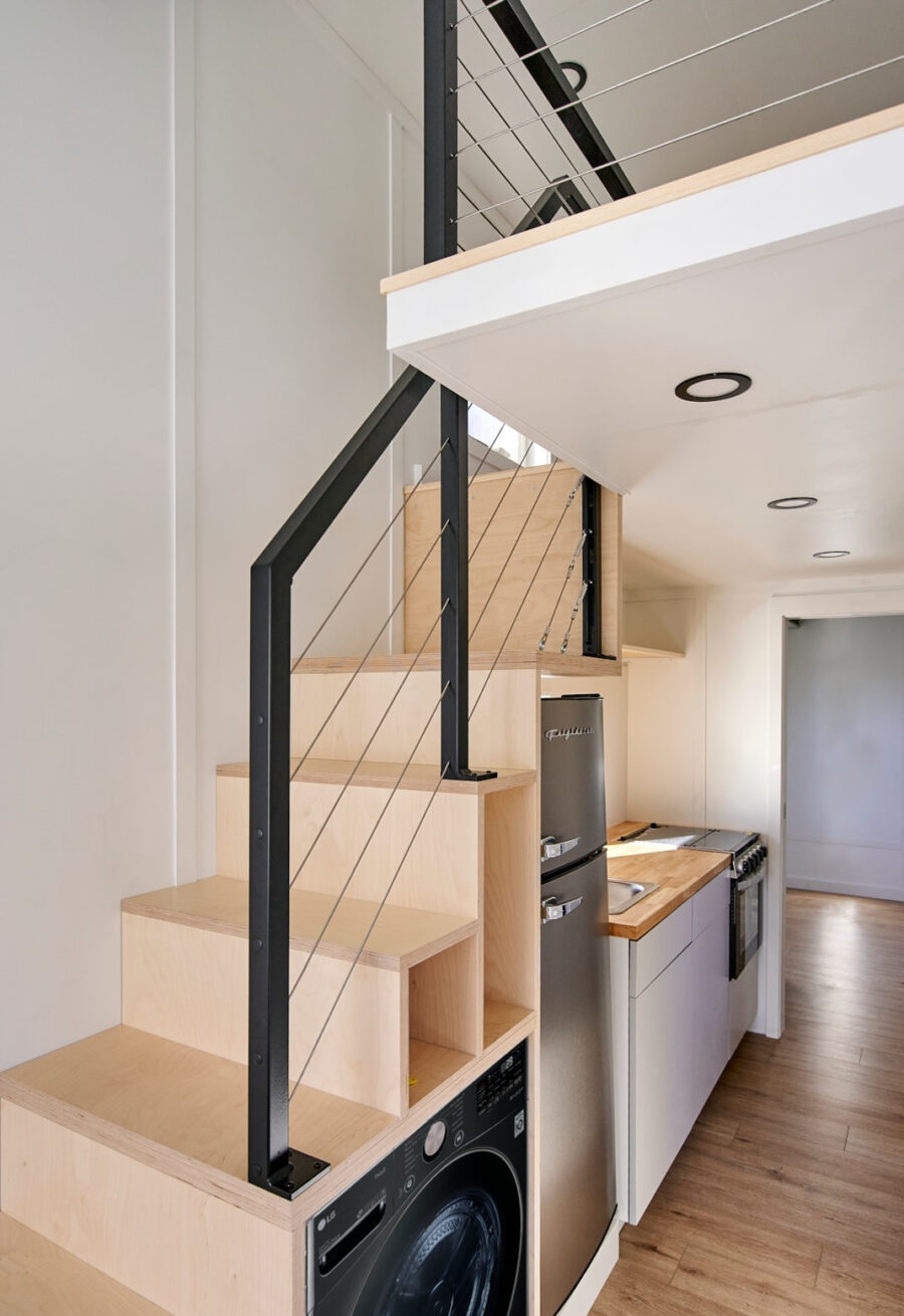 32′ Modern Tiny House with First Floor Bedroom