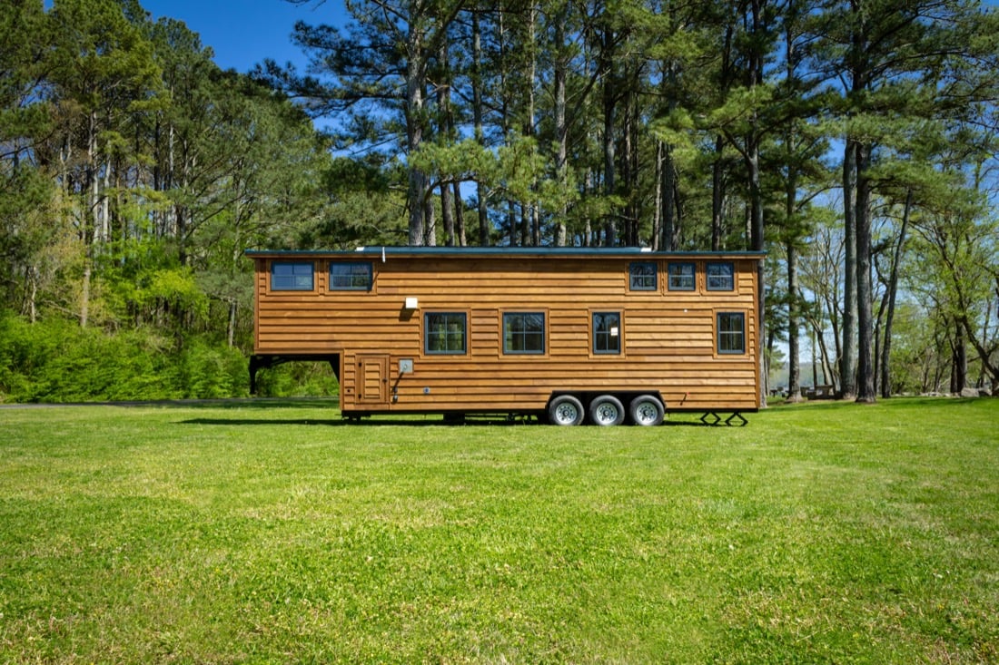 35ft Gooseneck Tiny House by Timbercraft Tiny Homes
