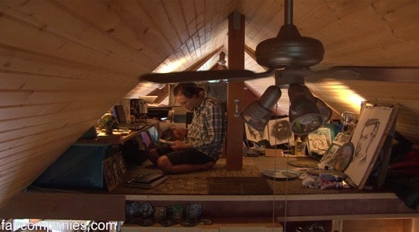 Mother and Son Living in 364 Sq. Ft. Tiny Home