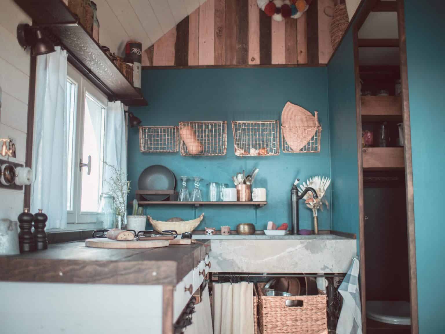 His DIY Tiny House in Europe