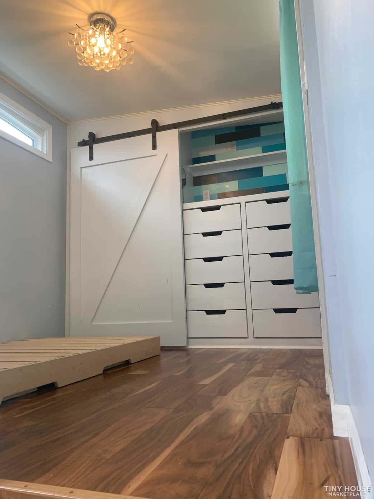 40 Ft. Lofted Tiny House with Full Size Appliances