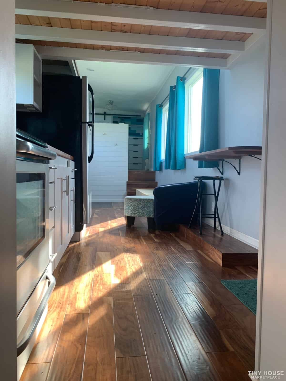 40 Ft. Lofted Tiny House with Full Size Appliances