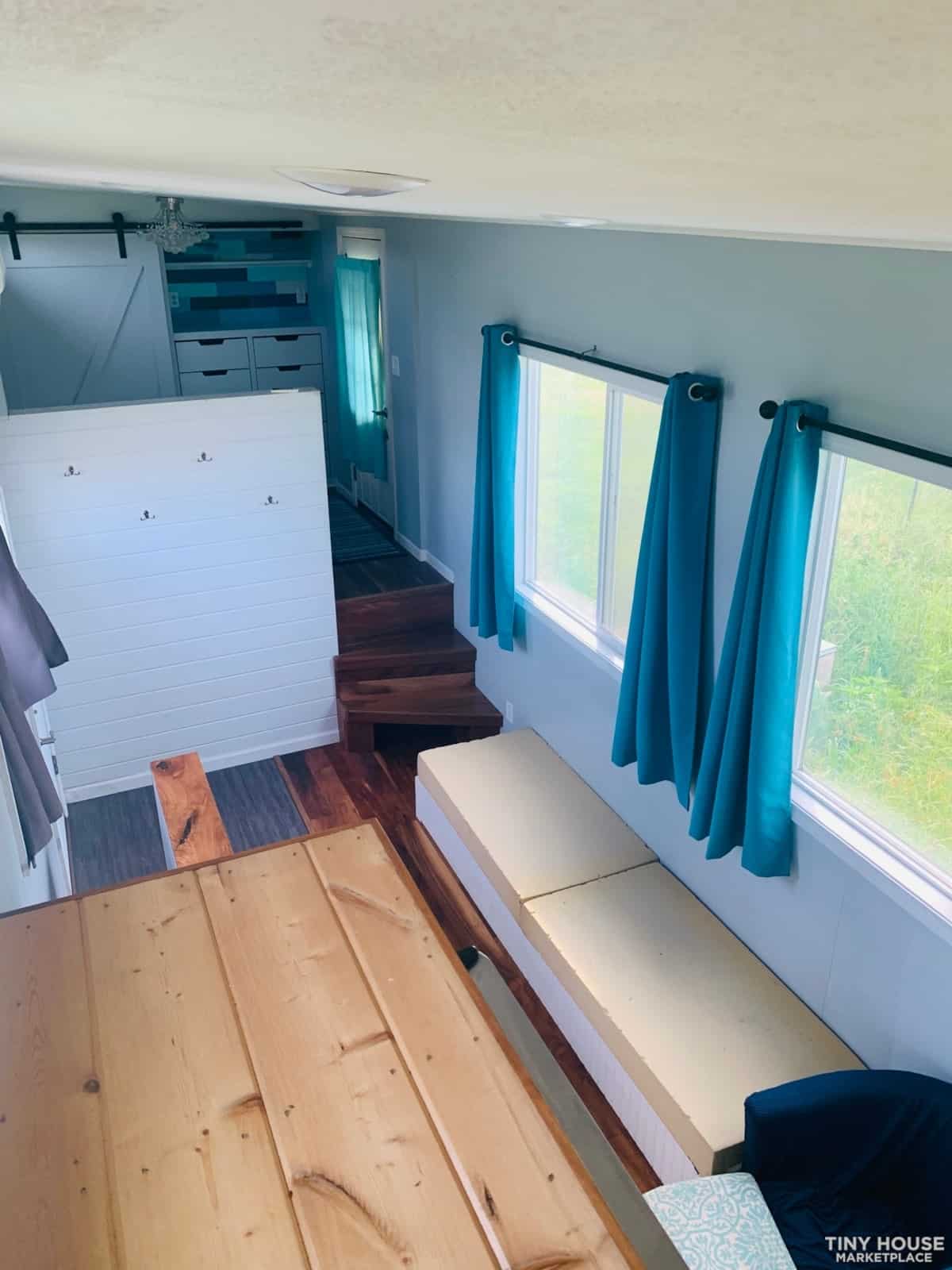 40 Ft. Lofted Tiny House with Full Size Appliances