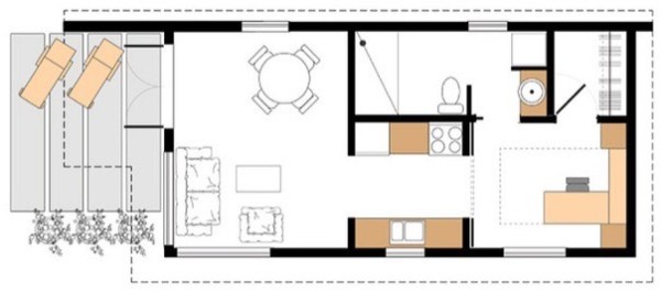 400 Sq. Ft. Studio37 Modern Prefab Cabin