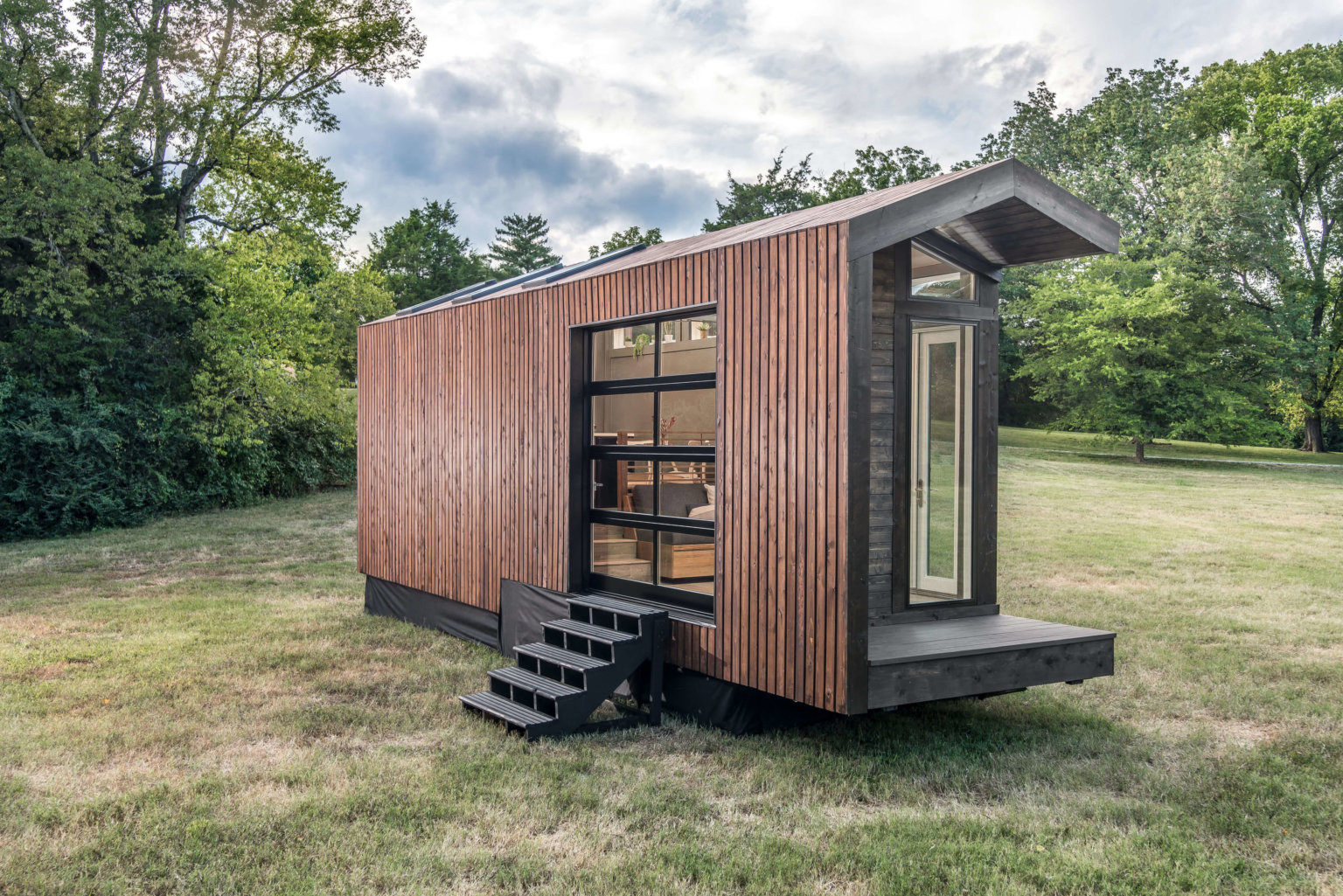 Modern Tiny House With Pull-Out Bench/Couch: The Orchid THOW by New ...