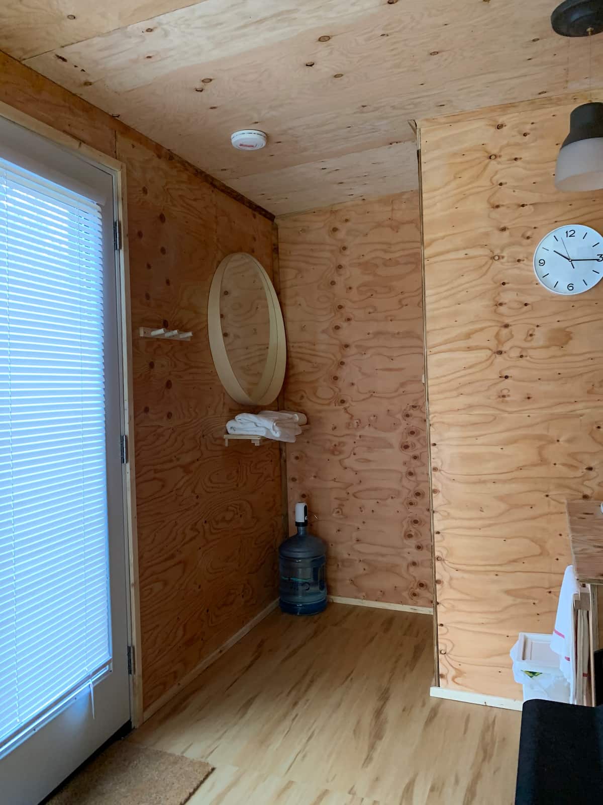 Basic Tiny Cabin With Round Window; Toronto