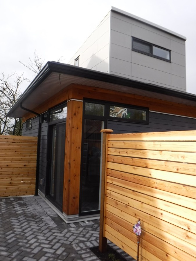 501 Sq. Ft. Laneway House by Robert Johnson Architect in British Columbia