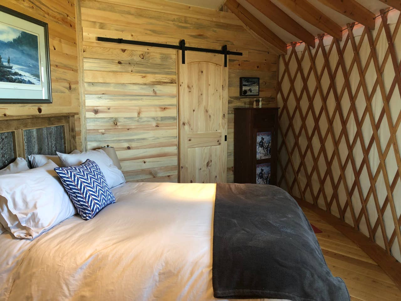 Epic Yurt on Stilts Bordering Flathead Lake, Montana