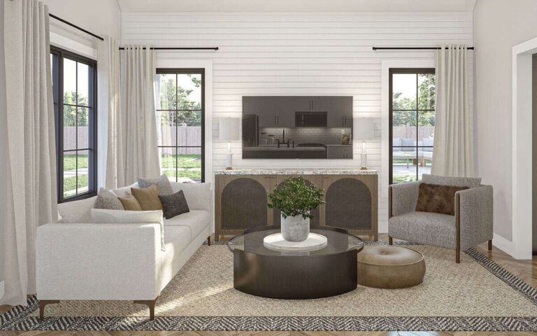 595 sq. ft. Small House Plans