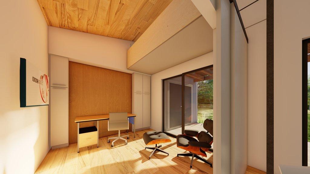 640 sq. ft. Modern House with Two Bedrooms & Bunks!