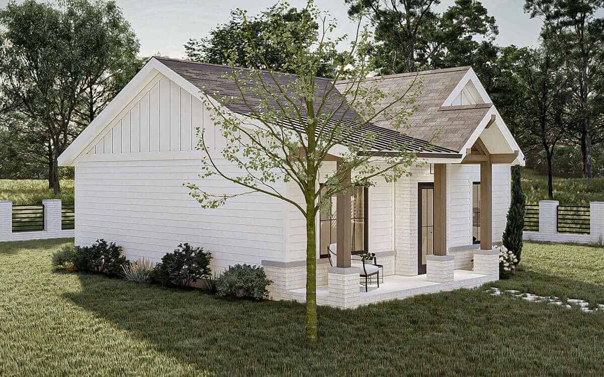651 sq. ft. Cottage Plan: One Bedroom