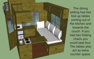 8×8 Tiny House Design by Hunter