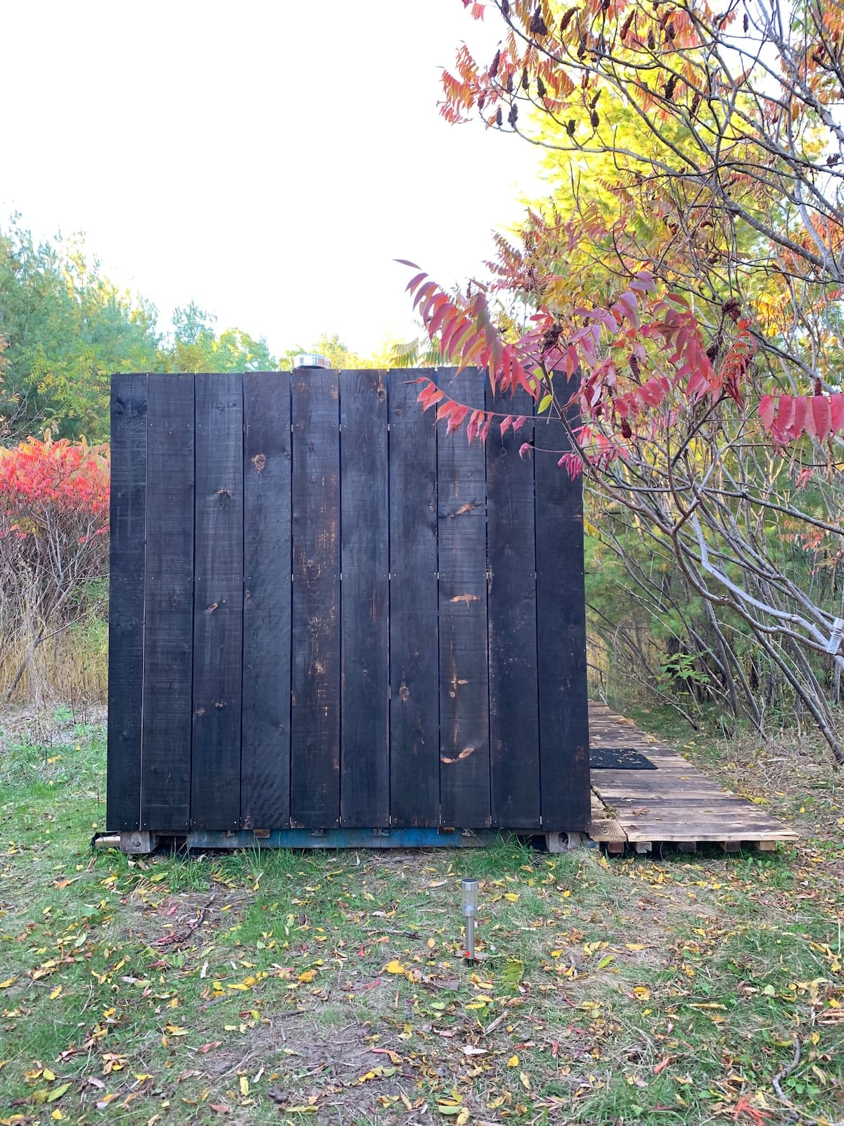 Basic Tiny Cabin With Round Window; Toronto