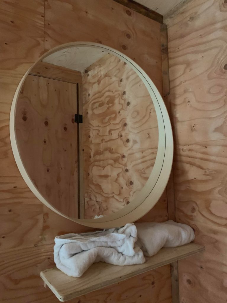 Basic Tiny Cabin With Round Window; Toronto