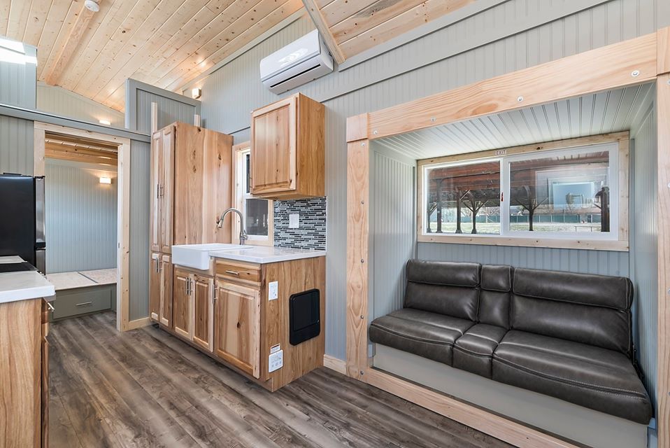 Mimi’s Clear Creek Tiny House with Pop-Out by Tiny Idahomes