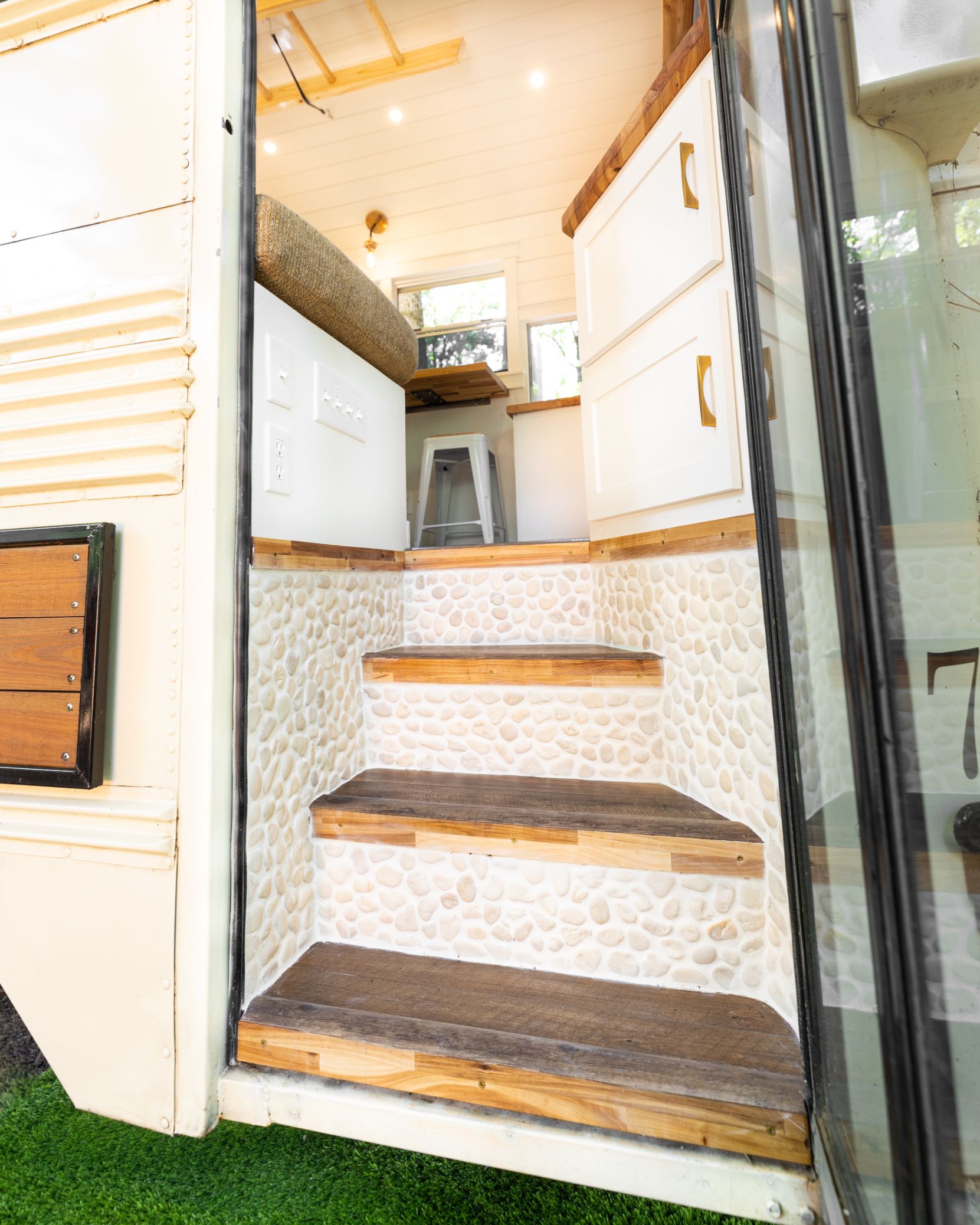 Family Building a Skoolie as Mobile Mission Base