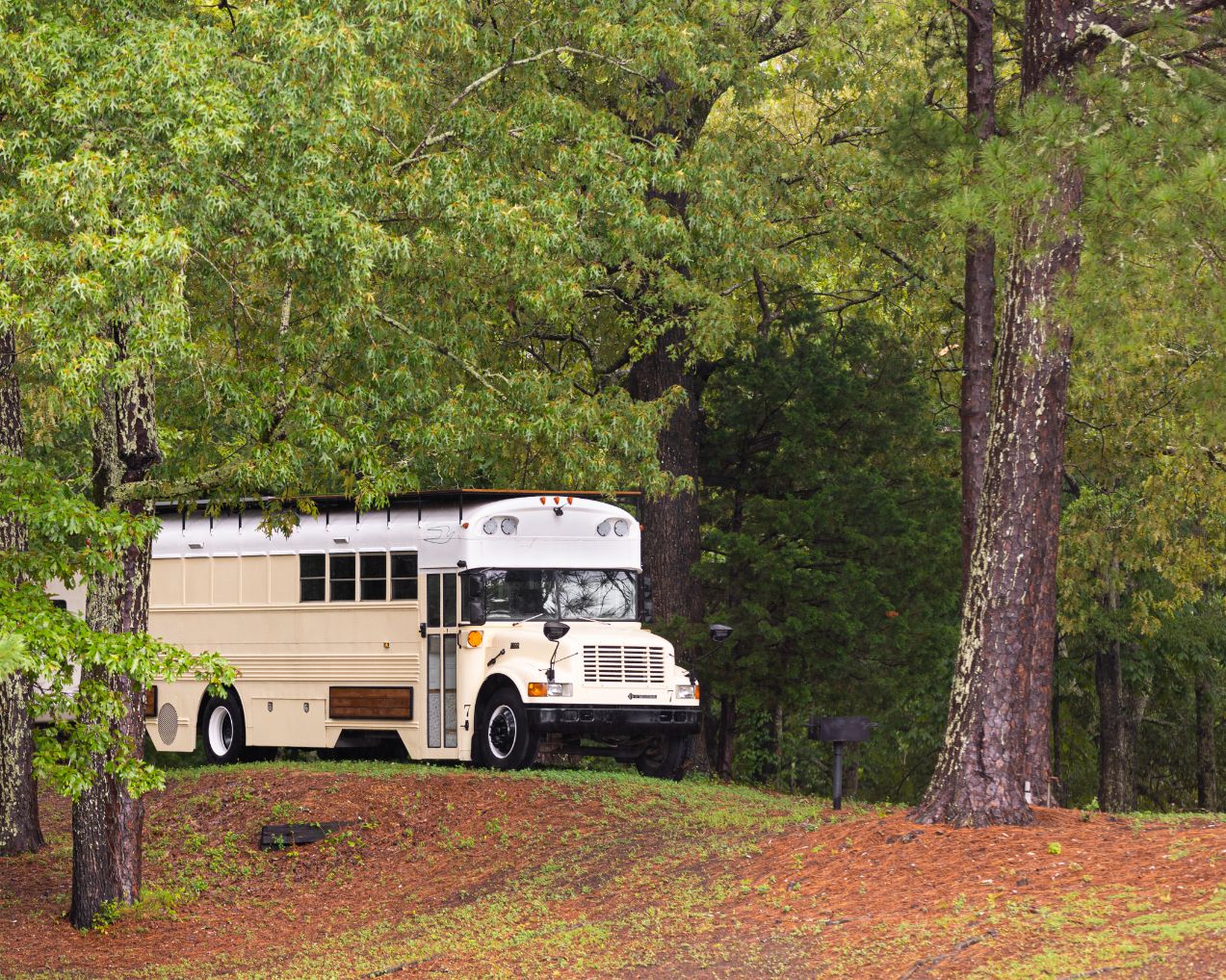 Family Building a Skoolie as Mobile Mission Base