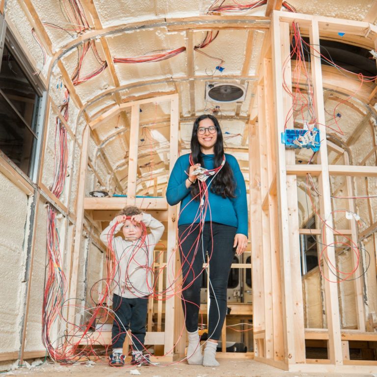 Family Building a Skoolie as Mobile Mission Base