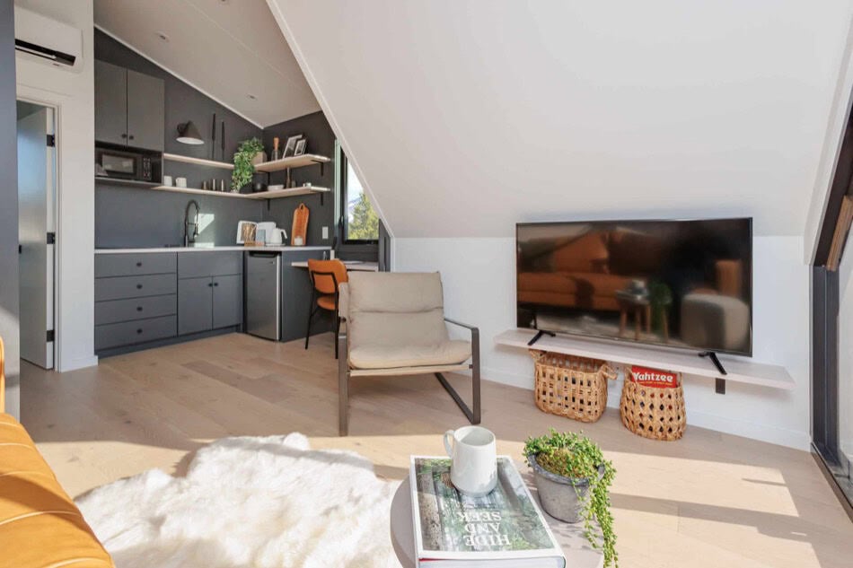 A-frame Park Model Tiny Home by Zook Cabins