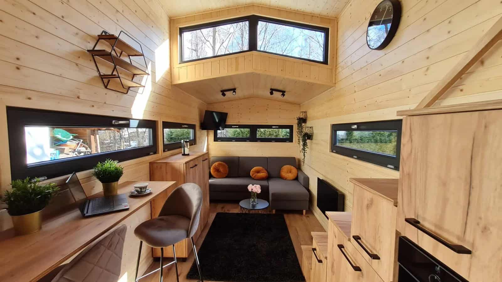 The Adams by Craft House: A Warm, Wood-Wrapped Mobile Tiny House