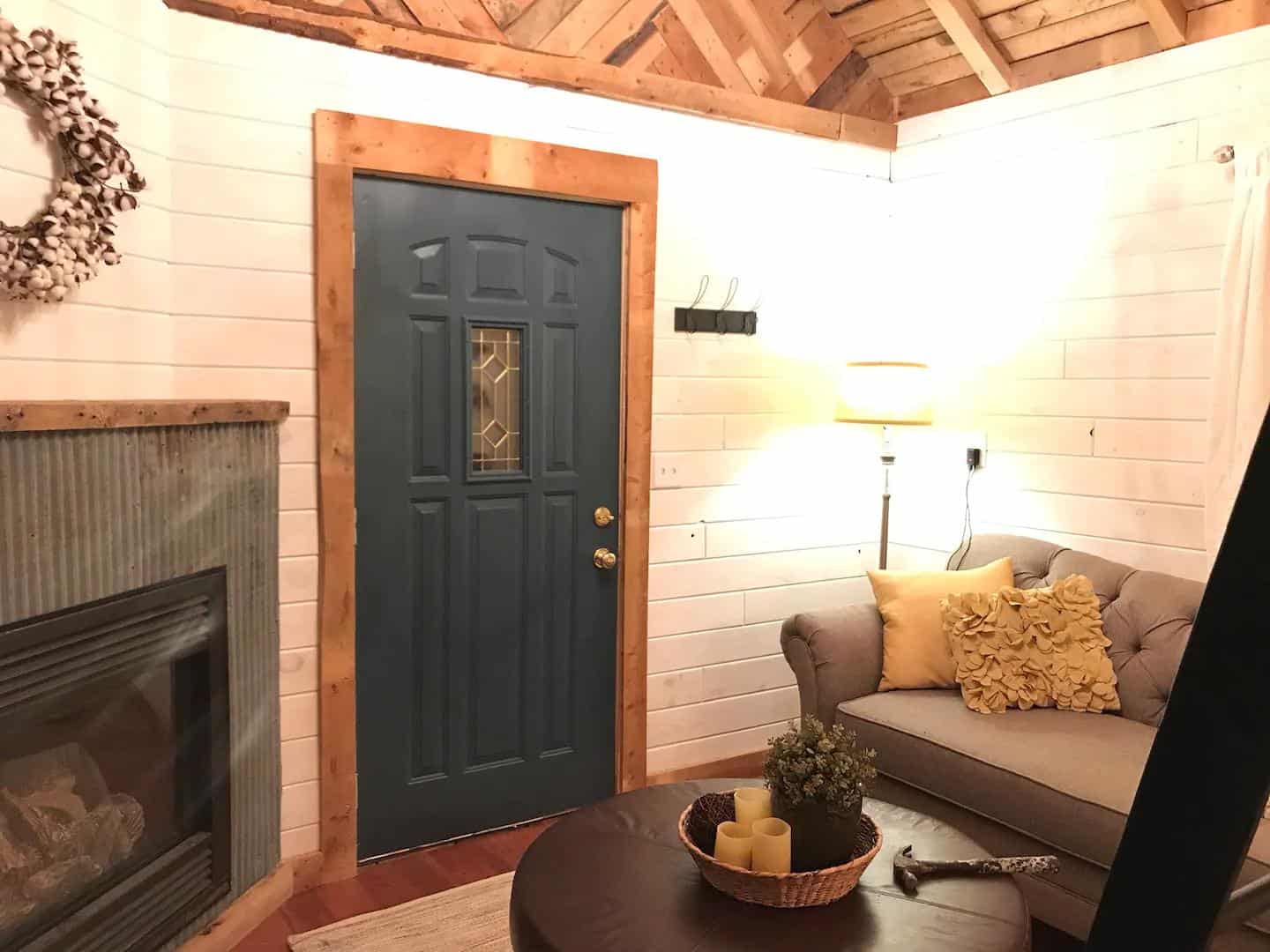 Cozy Cabin in the Woods with a Fireplace