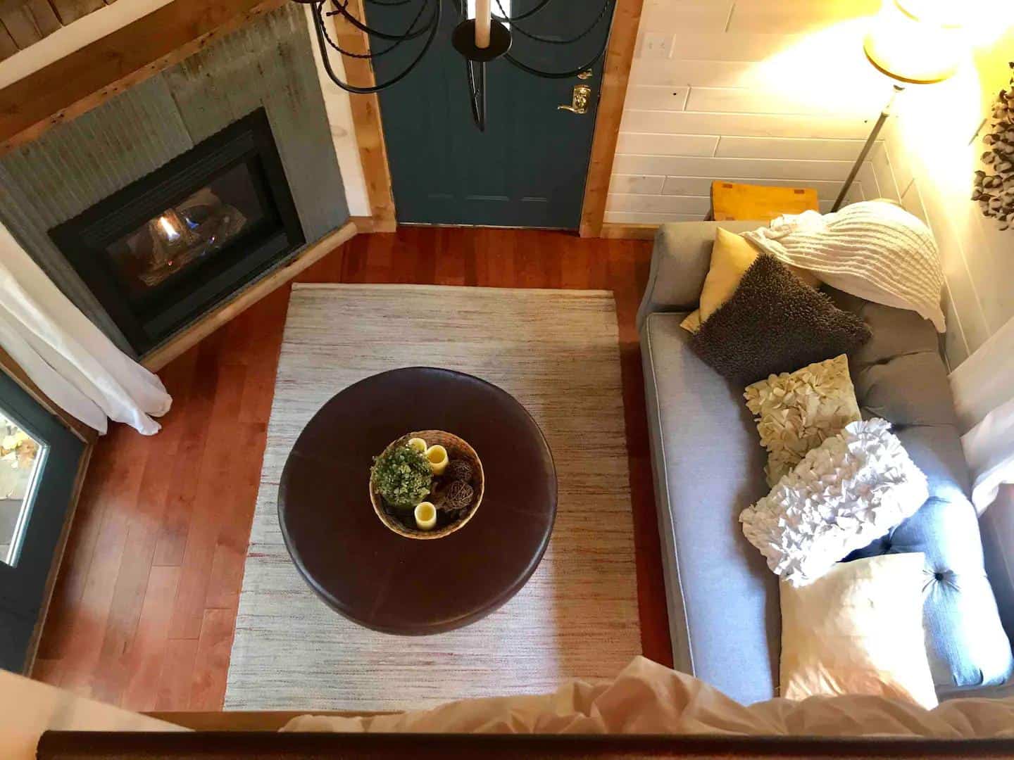 Cozy Cabin in the Woods with a Fireplace