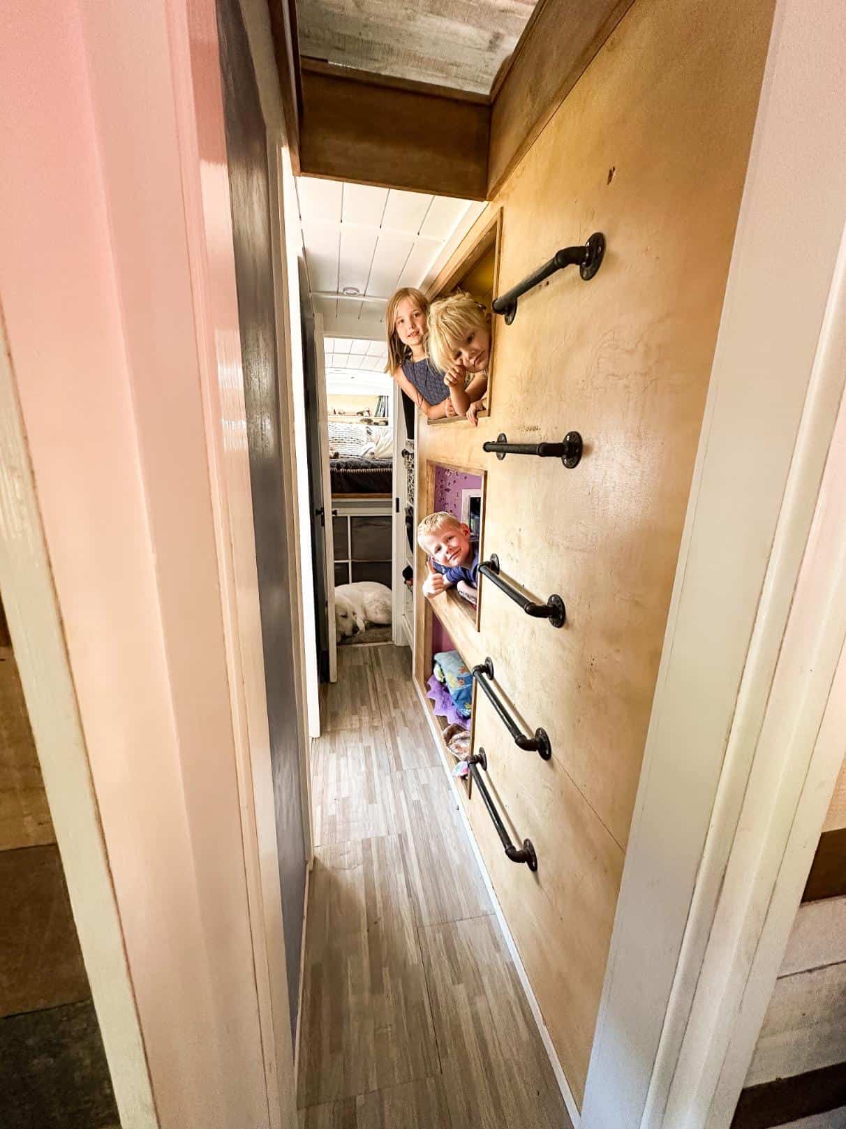 Family of 7’s Two-Story School Bus Home