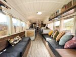 Family of 7’s Two-Story School Bus Home