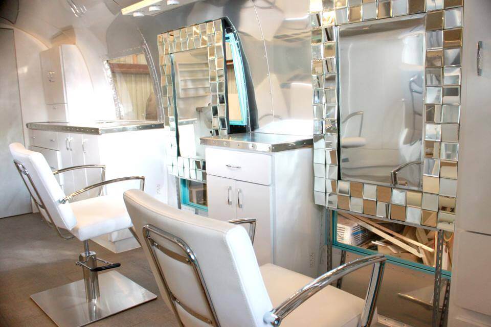 They Turned An Airstream Into a Hair Salon on Wheels