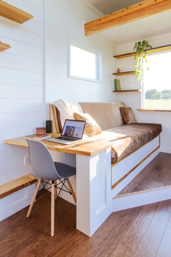 Stylish Ash Tiny Home with Home Office by Made Relative